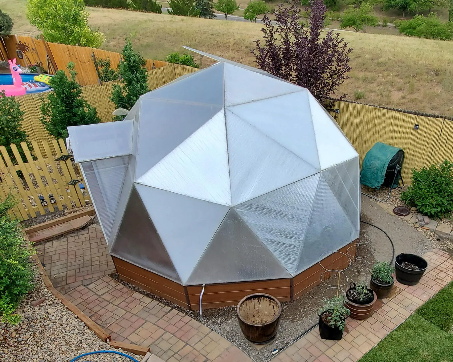 18' Growing Dome Greenhouse Kit – Growing Spaces