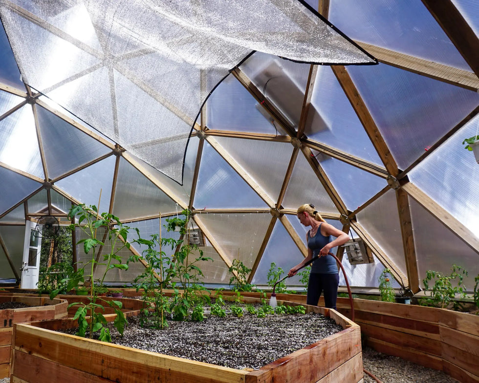 42' Growing Dome Large Greenhouse Kit (Electric) – Growing Spaces